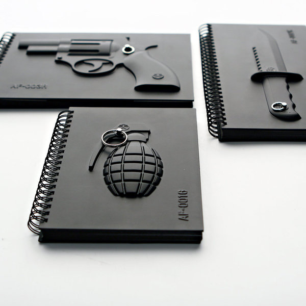 Armed Notebooks, Gun - ShopBlast - best products, curated by ShockBlast.