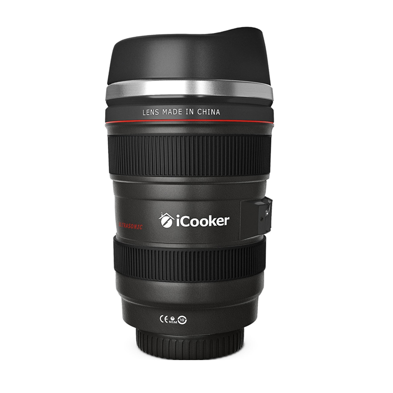 Camera Lens, Thermos Travel Mug, Stainless Steel Insulated - ShopBlast ...