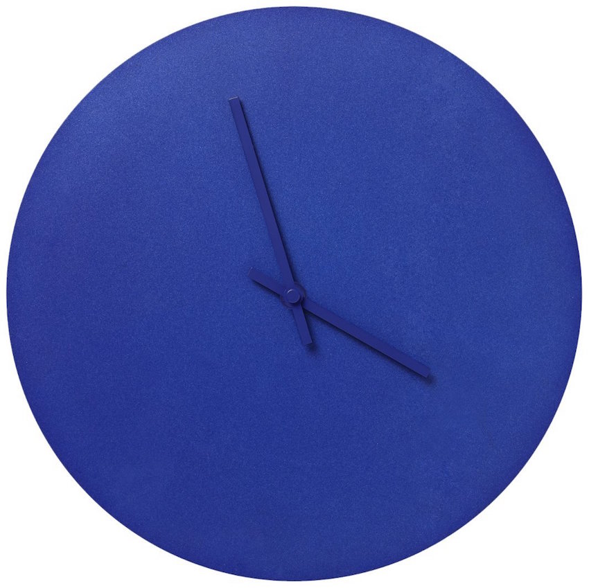 Steel Wall Clock, Blue - ShopBlast - best products, curated by ShockBlast.