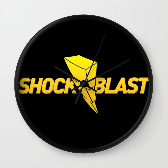 ShockBlast Original Flash Logo — Wall Clock - ShopBlast - best products ...